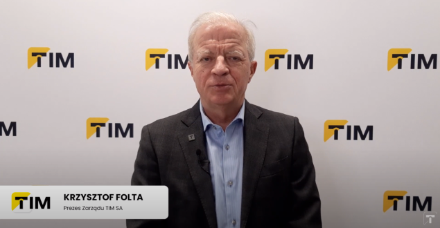 Krzysztof Folta, TIM: Stanęliśmy i w najbliższym czasie będziemy stać w ...
